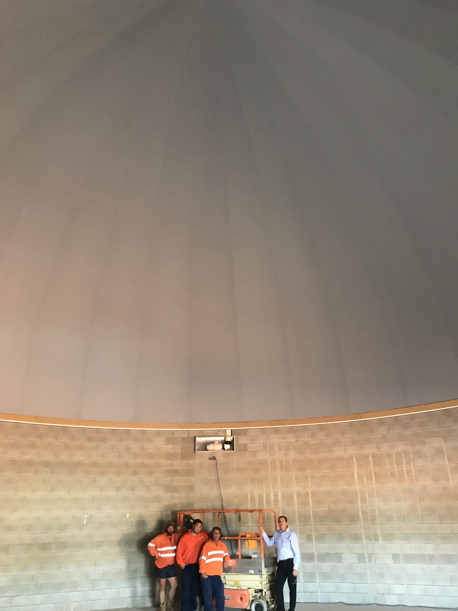Projection Screen. Charleville Planetarium - The Dome Company